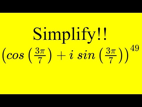 Simplifying a complex expression. - YouTube