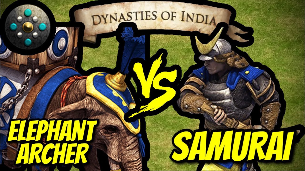 200 ELITE ELEPHANT ARCHERS (Dravidians) vs 200 ELITE SAMURAI | AoE II ...