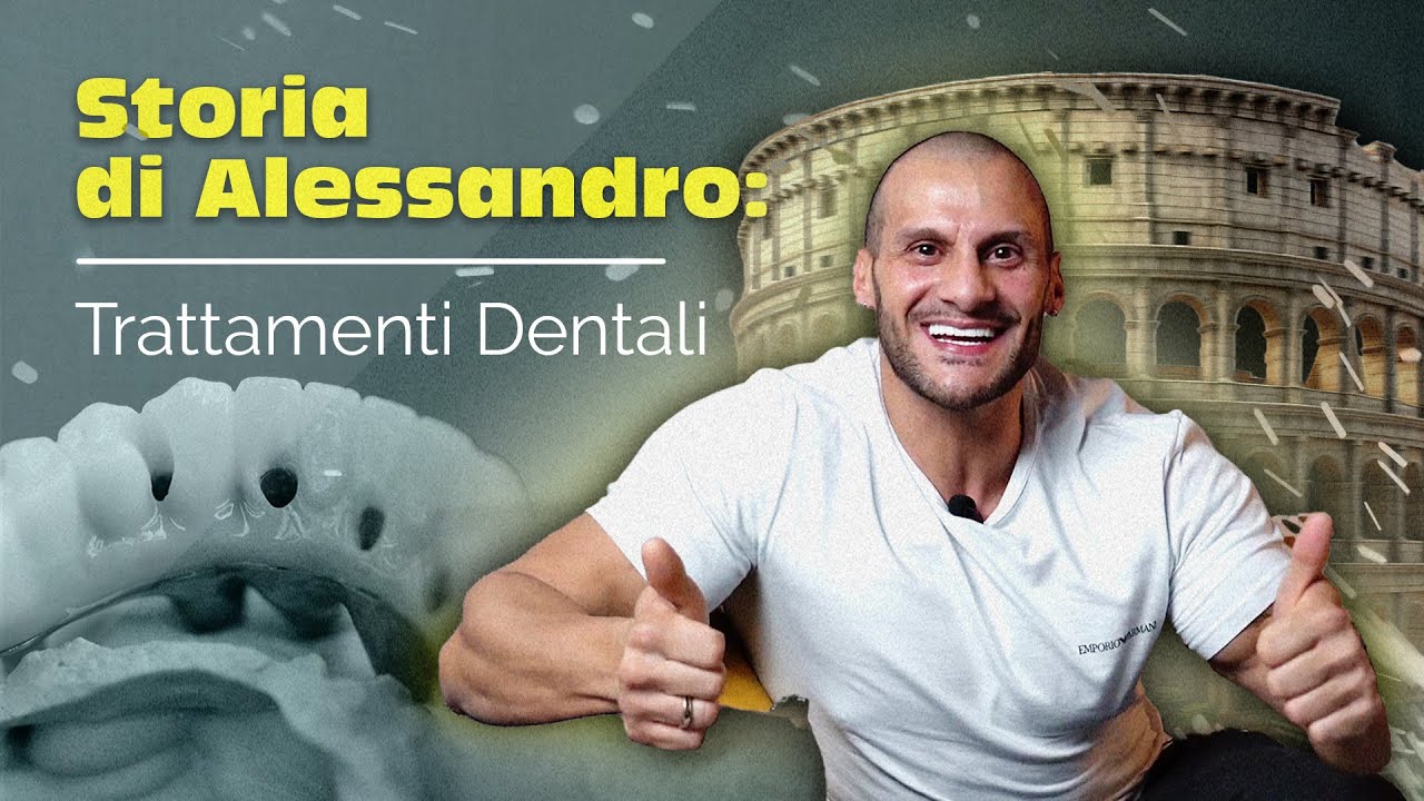 Alessandro ha finalmente ottenuto i suoi impianti dentali fissi! # ...