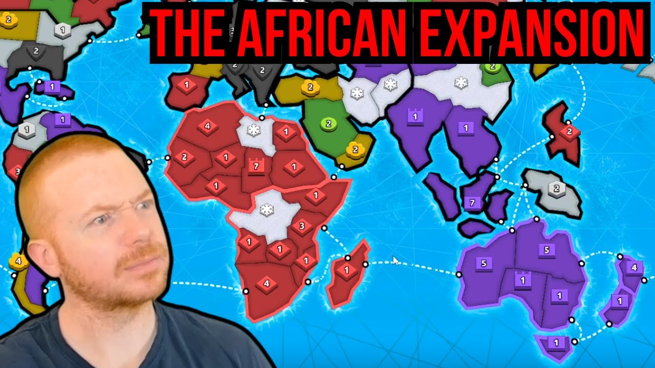 Largest Real World Risk Map - Fixed Capitals - YouTube