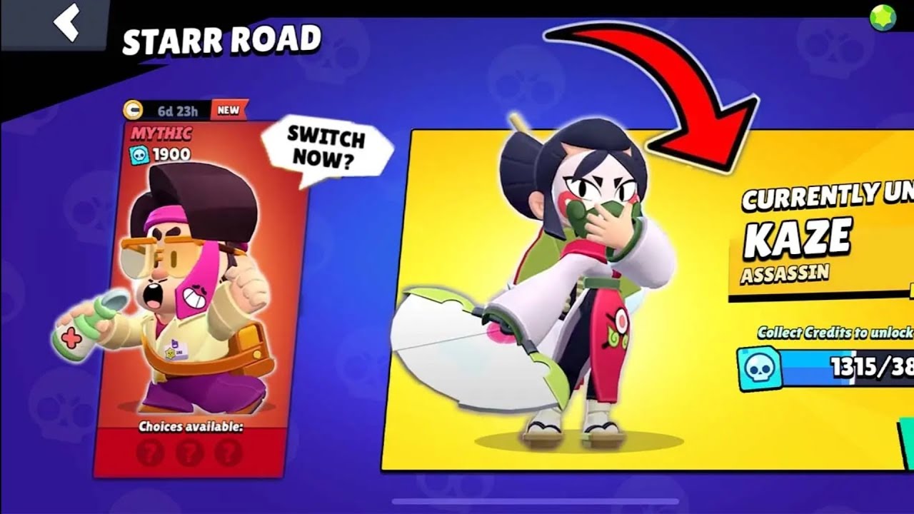 New Brawler Kaze! And New grand Rewards! 🥳🥳 - YouTube