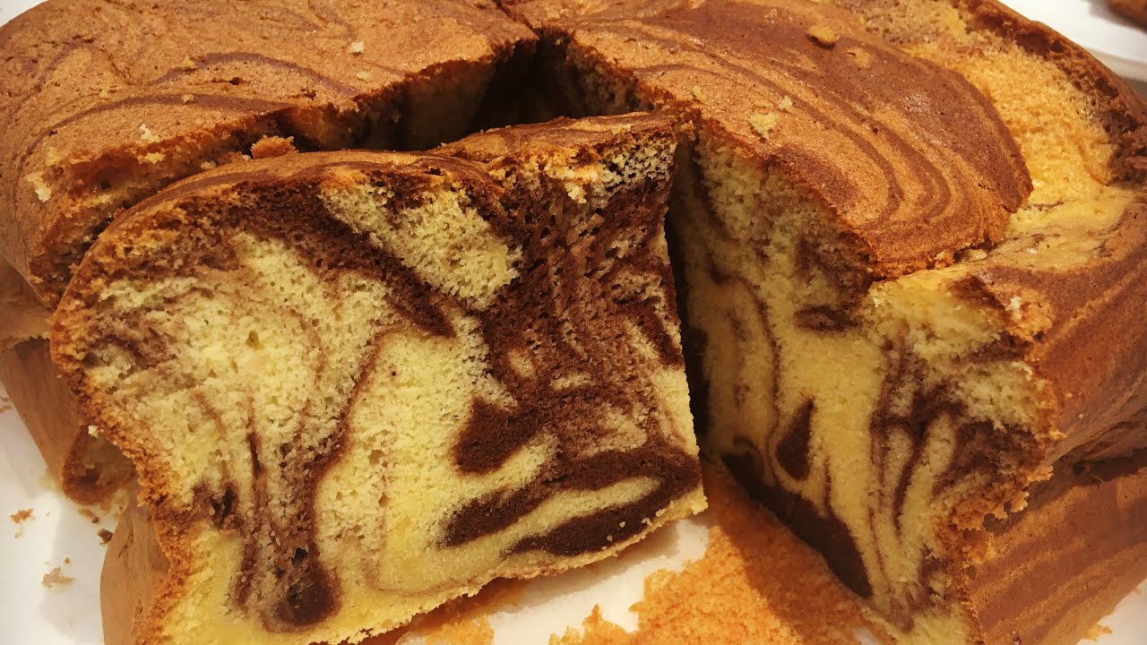 MARBLE CHIFFON CAKE || Chocolate and Vanilla || Soft and Moist ...