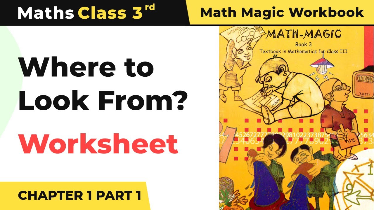 Class 3 Maths Chapter 1 Where To Look From Worksheet Part 1 class-3-maths-chapter-1-where-to-look-from-worksheet-part-1