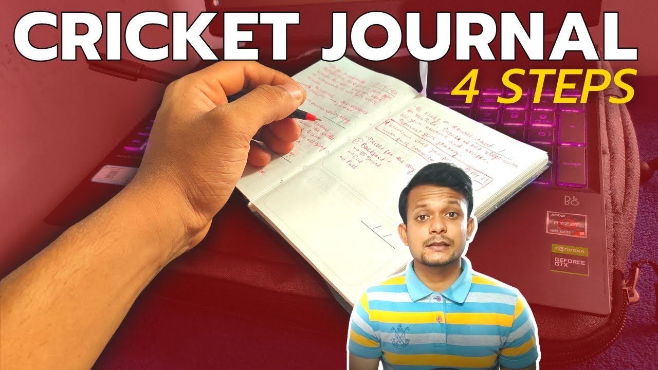 How to write Cricket Journal | Cricket | Batsman | Bowler - YouTube