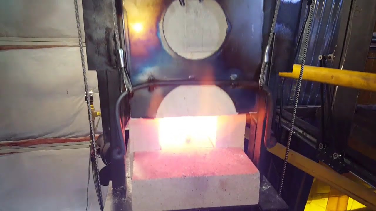 Foot power forge door. Hands Free! - YouTube
