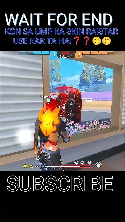 wait For end ump skin|| ump skin using RAISTAR|| FREE FIRE EDIT😉😉🔥🔥 ...