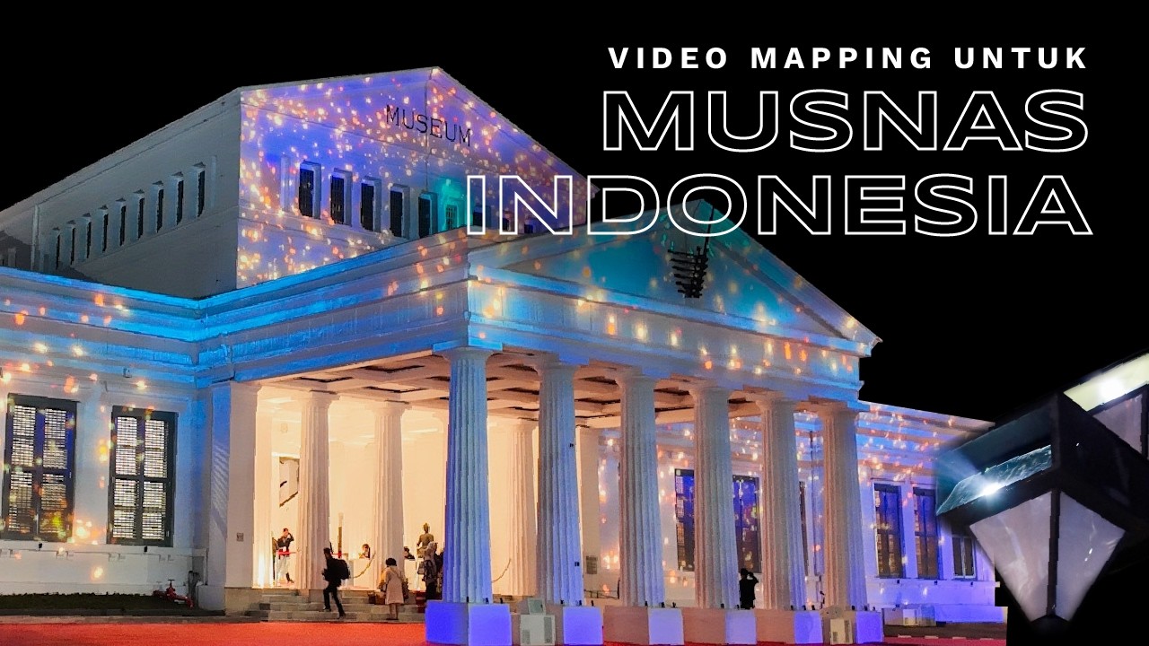 Video Mapping Depan Gedung Museum Nasional Terbaru setelah Renovasi ...