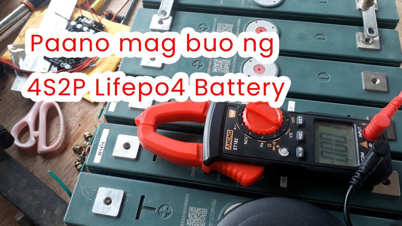 DIY (4s2P) 12v 180AH SINOPOLY LIFEPO4 WITH BMS AND ACTIVE BALANCER ...