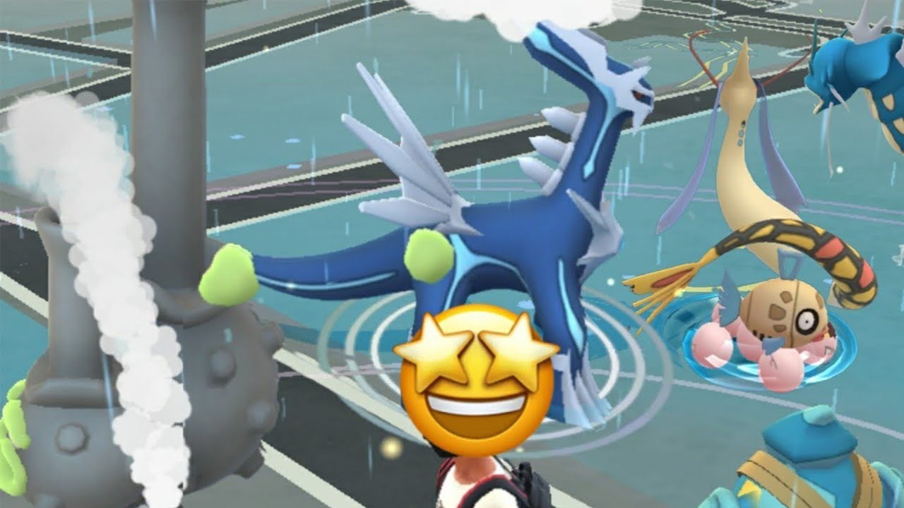 Unexpected Wild legendary spawn with Water type pseudo legendary ...