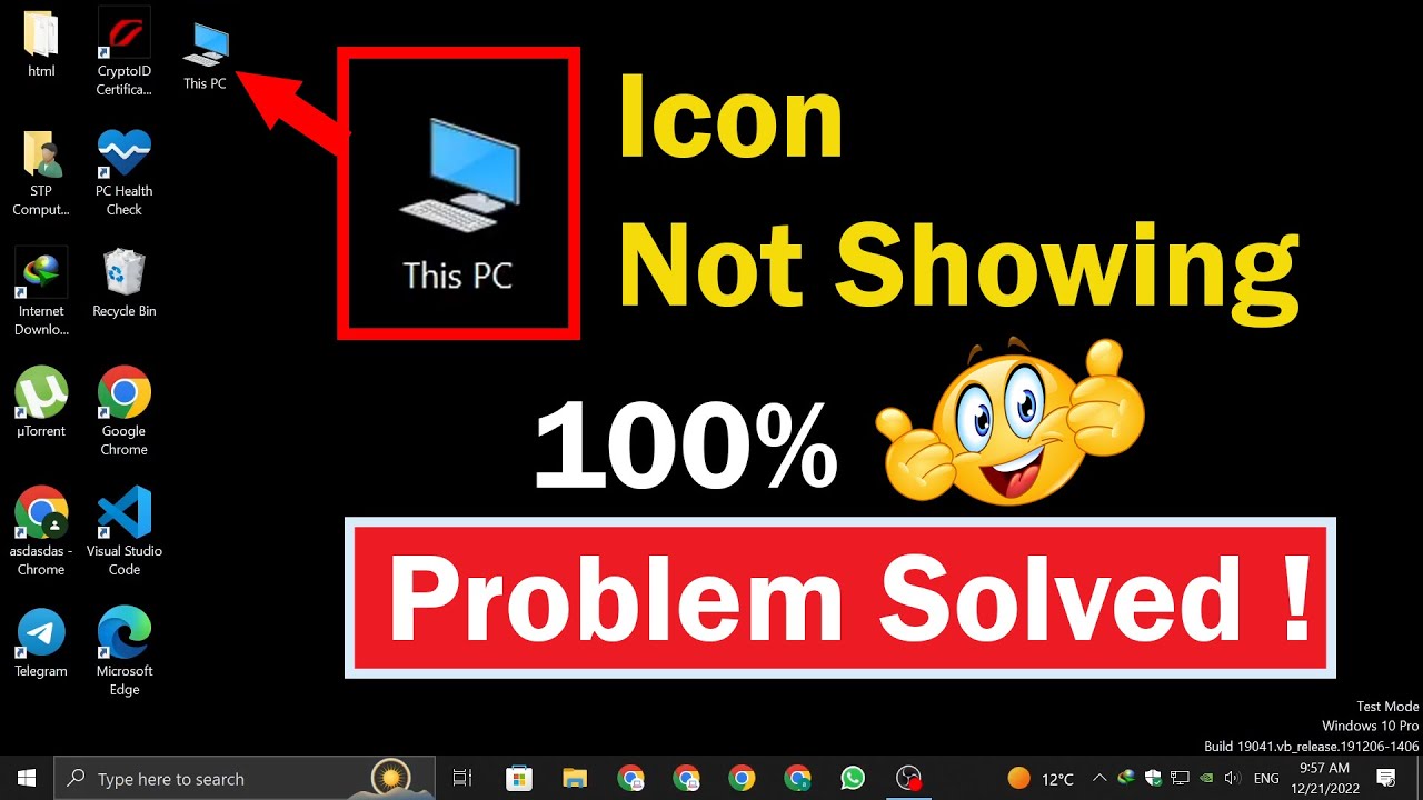 This PC Icon on Desktop Windows 10 | This PC ko Desktop par kaise laye ...