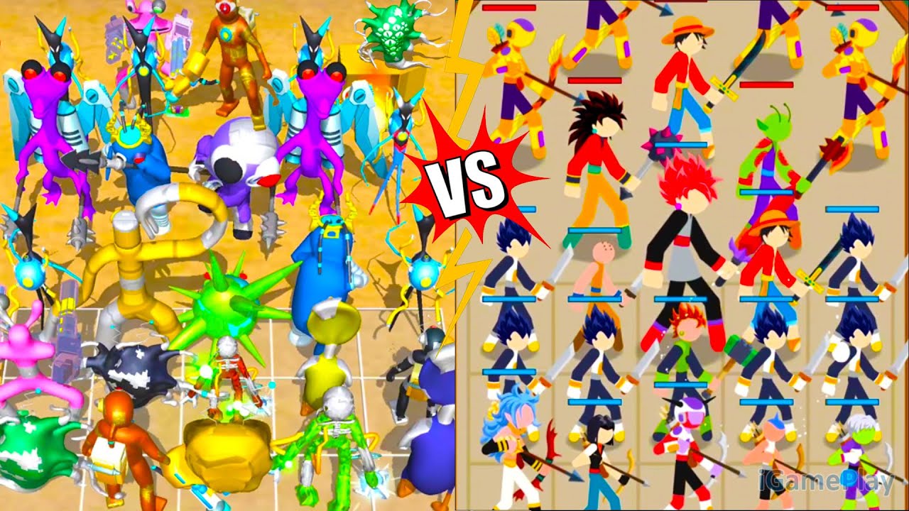 Color Friend vs 100 Doors VS Merge Stickman Warriors ⭐ Merge Simulator ...