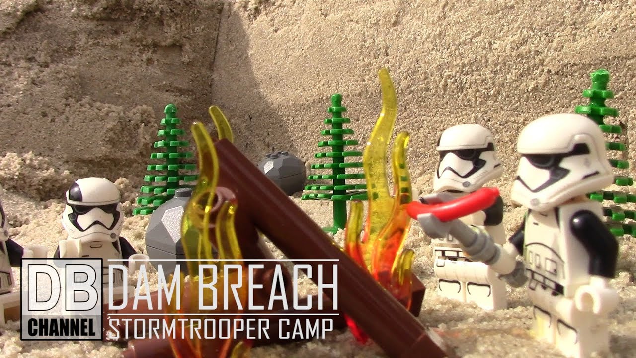 LEGO DAM BREACH - STORMTROOPER CAMP - YouTube