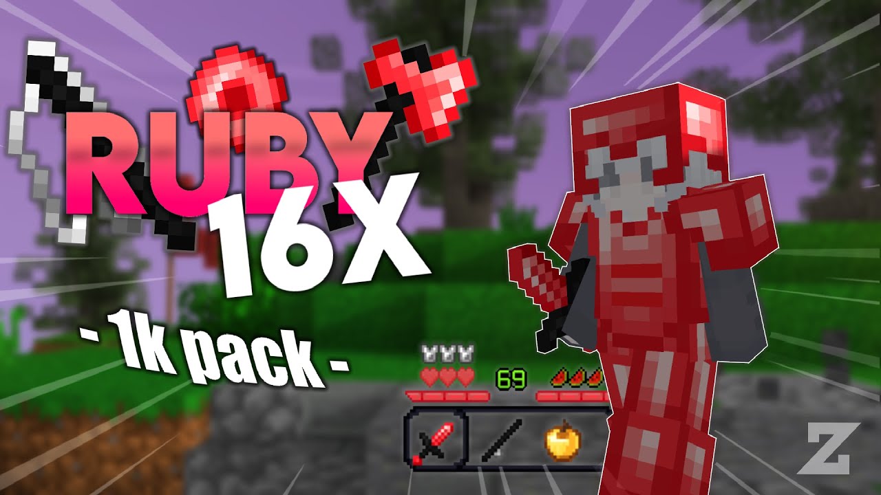 Ruby 16x | MY 1K Texture pack Release! - YouTube