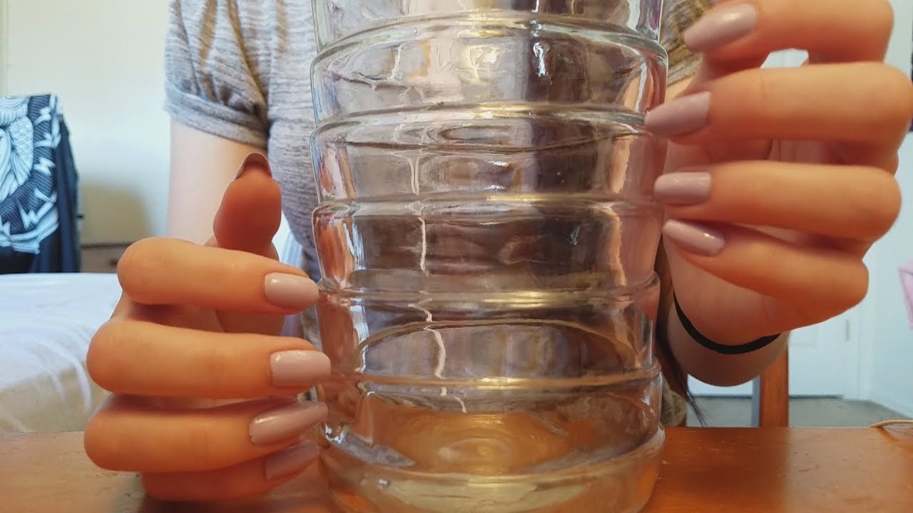 ASMR | Glass Tapping Sounds | No Talking - YouTube