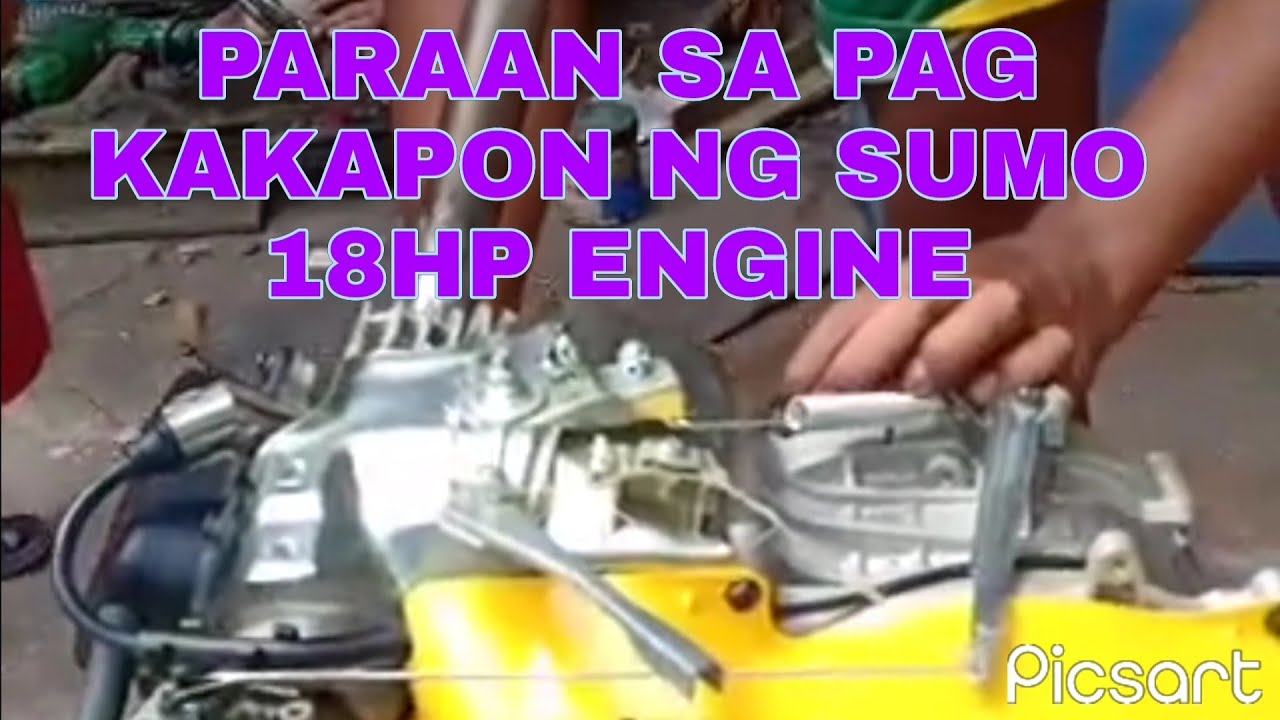 PARAAN SA PAG KAPON NG SUMO RATO 18HP ENGINE - YouTube