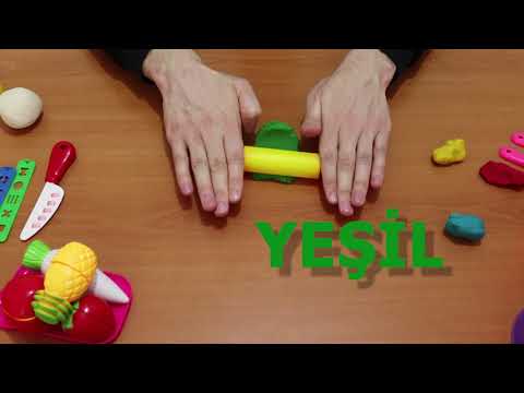 Oyun Hamuru ile Pasta Yapımı - Renkleri Öğreniyorum - Learn Colors