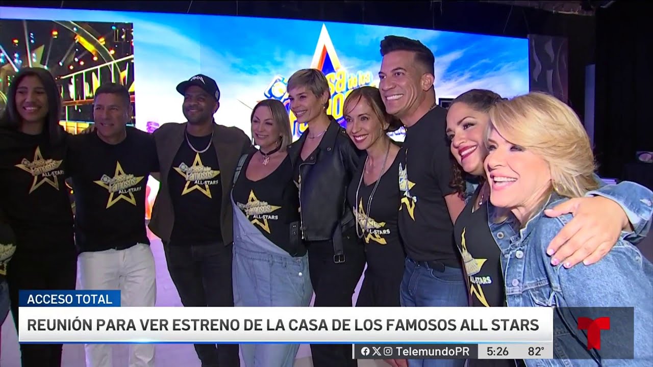 Se reúnen en Telemundo para ver el estreno de LCDLF All-Stars - YouTube
