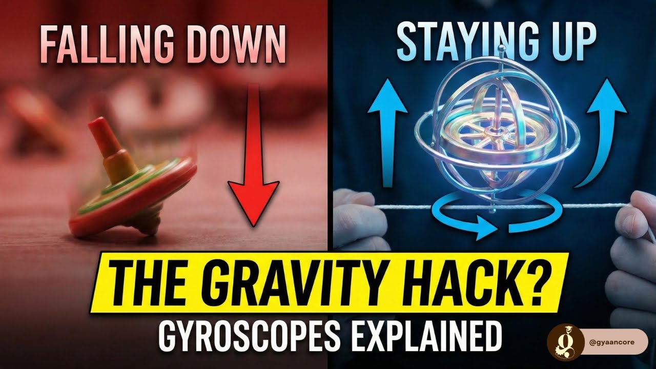 How Does A Gyroscope "Defy" Gravity? (The Secret of Spin) - YouTube