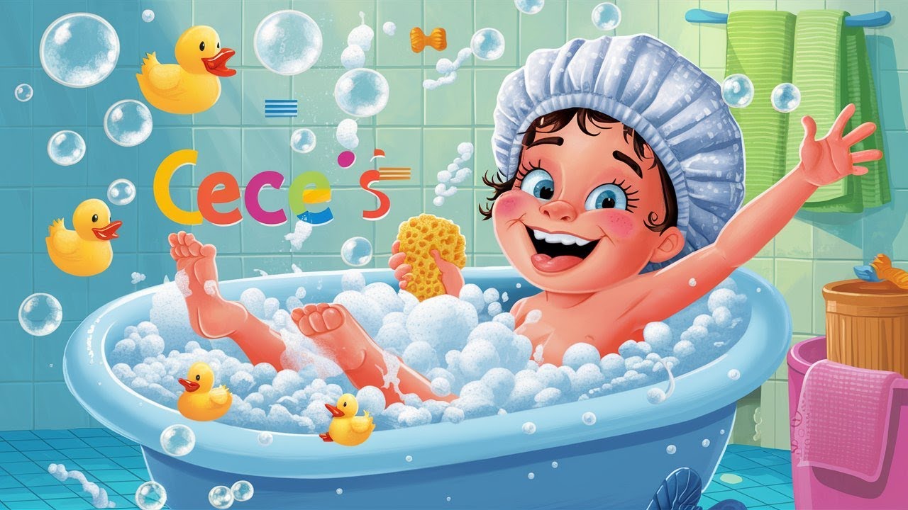 Cece's Bath Song - Fun and Happy Bath Time Song for Kids - YouTube