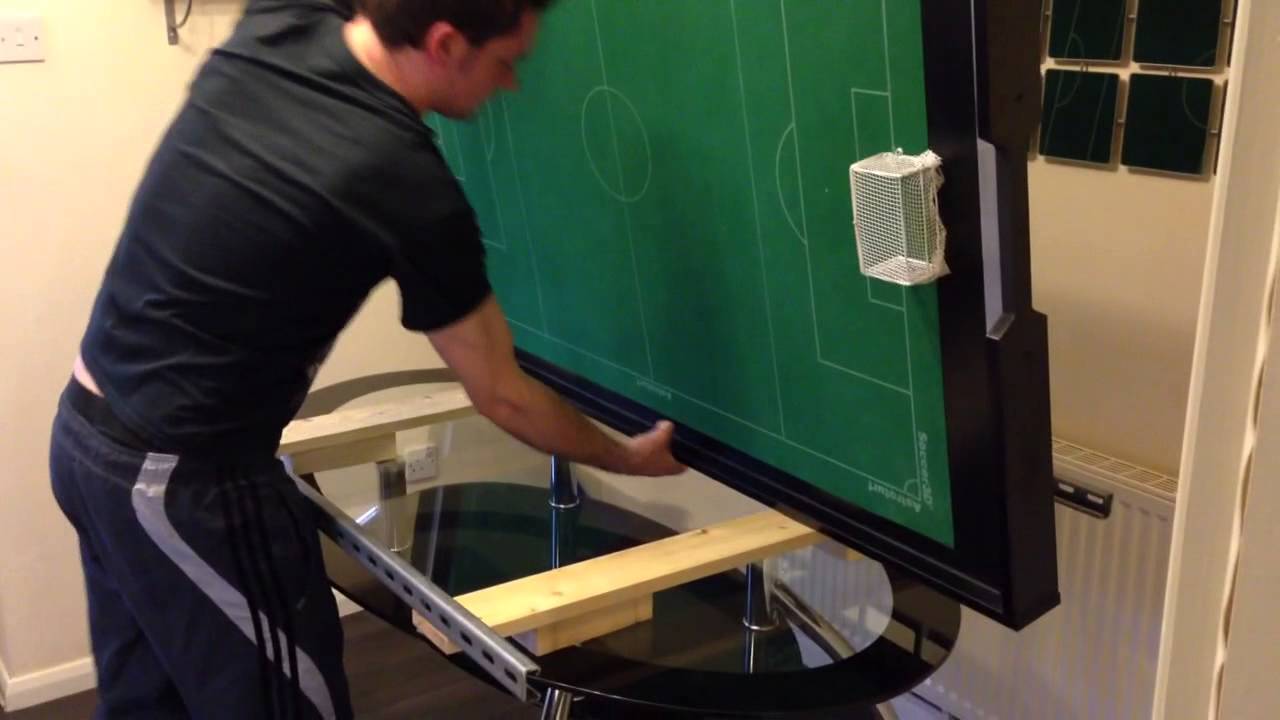 Eureka Subbuteo table football board - YouTube