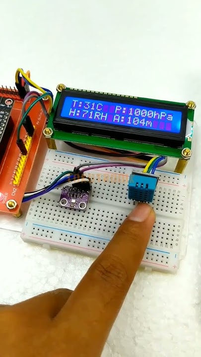 PROJECT IOT MONITORING CUACA BERBASIS NODEMCU ESP9266 DG SENSOR BMP280 ...