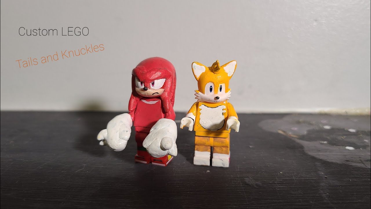 Custom Lego Tails and Knuckles - YouTube