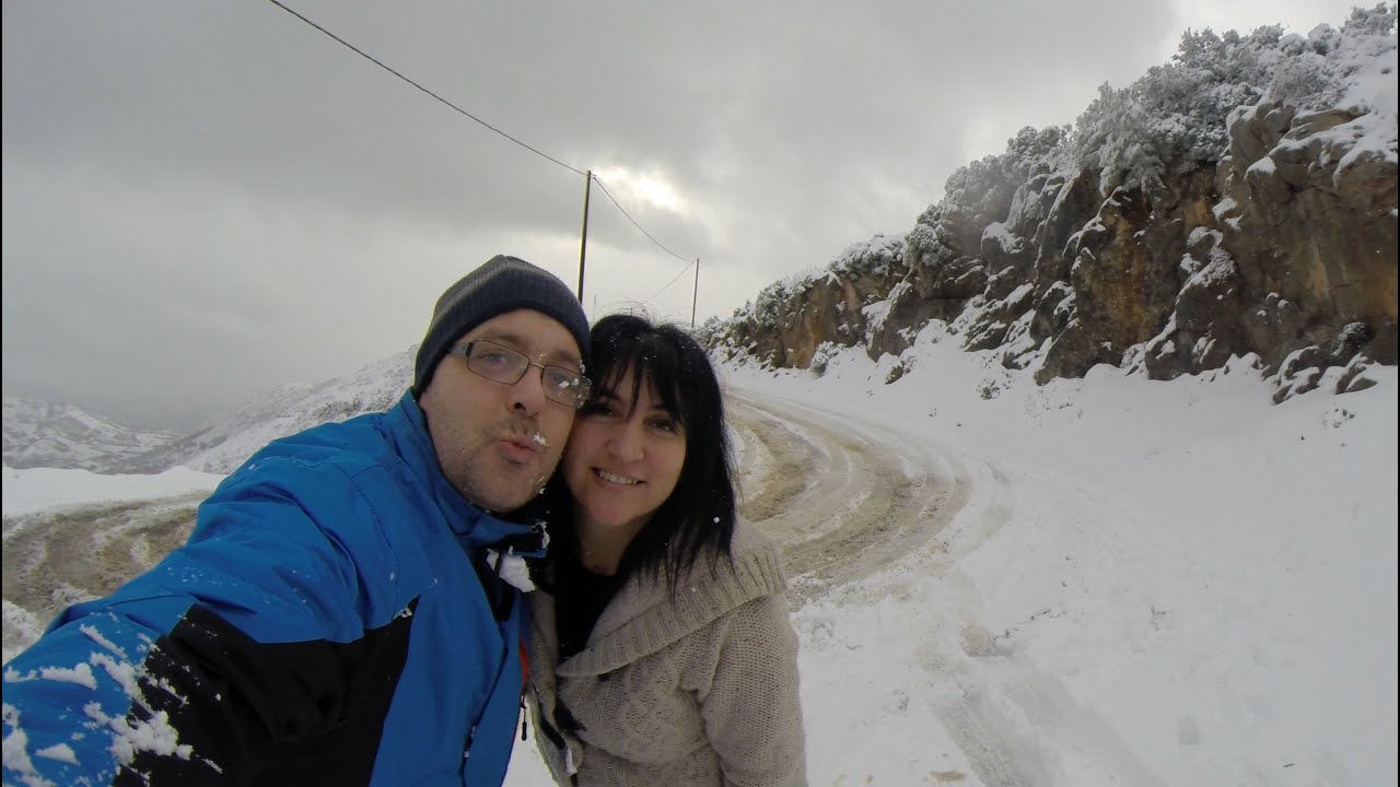 Snow Heraklion (Crete Greece) 2015 - YouTube