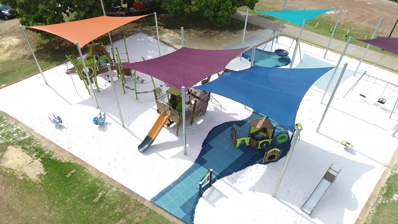 Queens Gardens Inclusive Playground Bunbury - YouTube