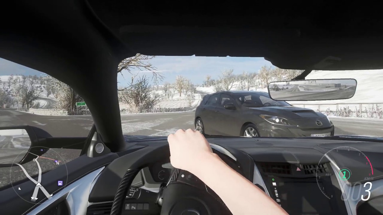 Forza Horizon 4 - driving in the first person - YouTube