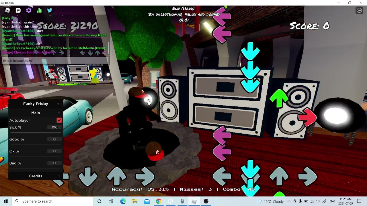 fnf roblox script (pastebin) working for knrl and synpase x - YouTube