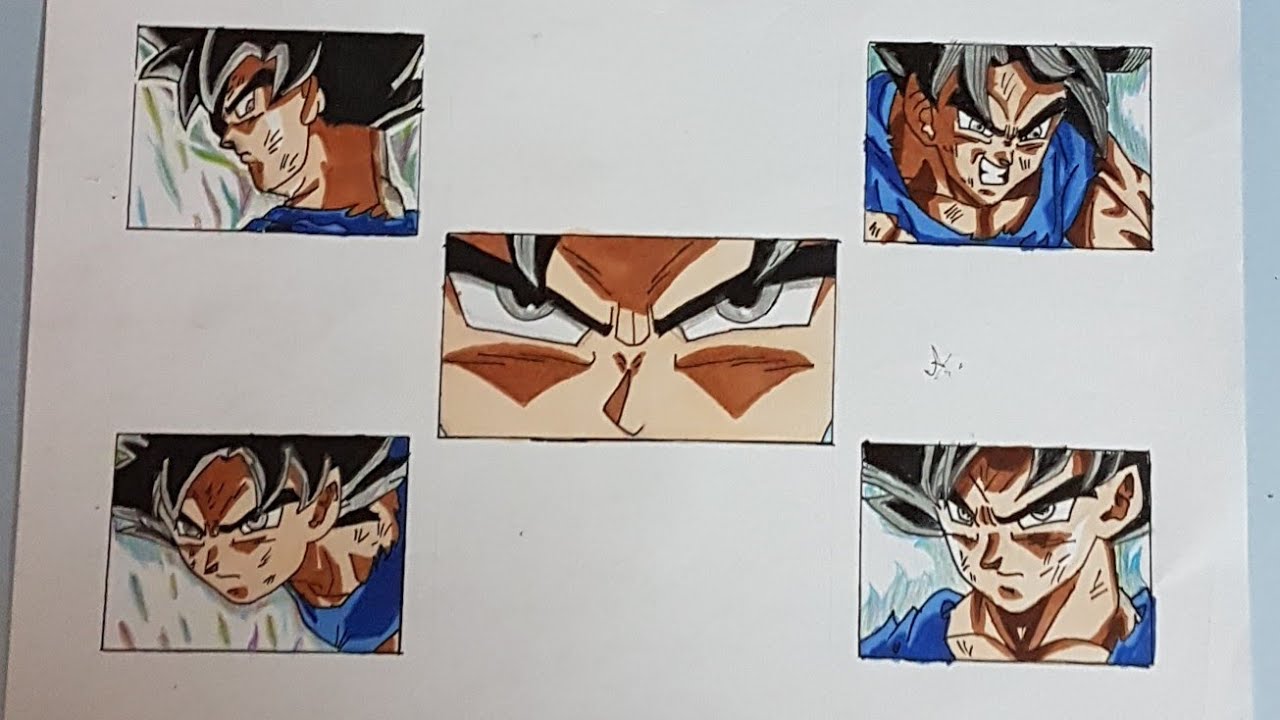 DRAWING ULTRA INSTINCT GOKU|Aryan art - YouTube
