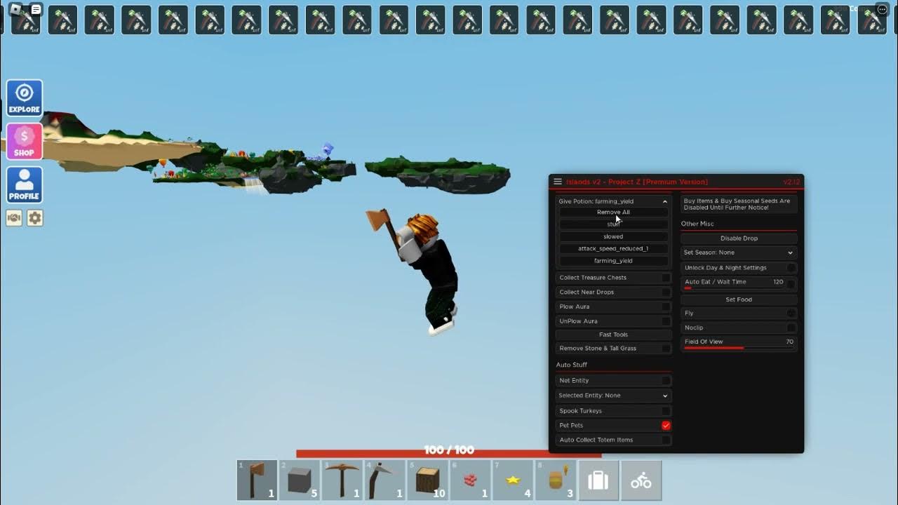 Islands script showcase Project Z - YouTube