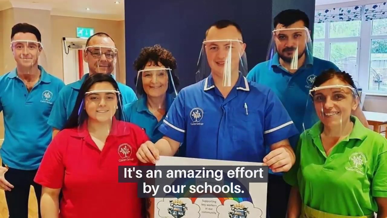 Teachers making thousands for PPE items for frontline staff - YouTube