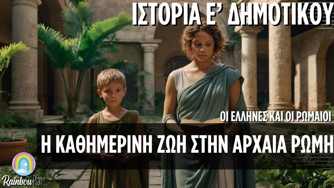 Ιστορία Ε' Δημοτικού - ΟΙ ΕΛΛΗΝΕΣ ΚΑΙ ΟΙ ΡΩΜΑΙΟΙ - Η καθημερινή ζωή ...