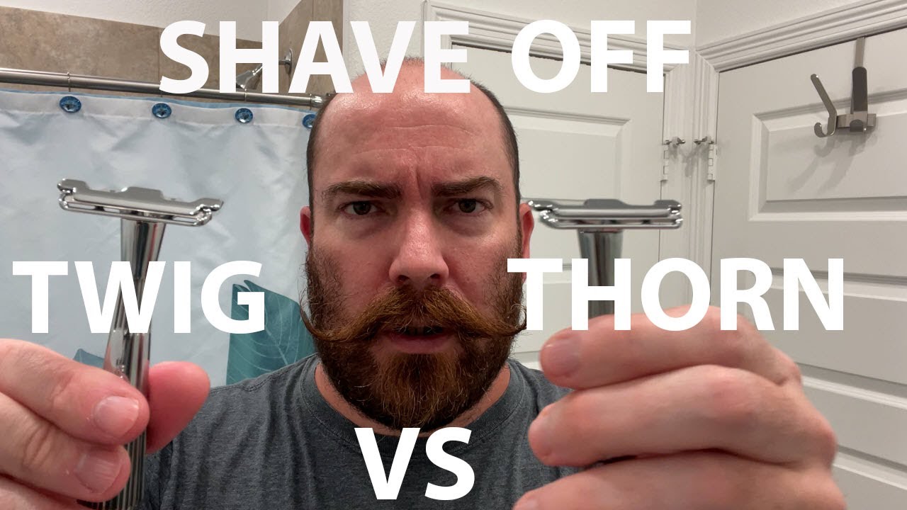 Leaf Shave - The Twig and The Thorn Razors - 36 Day Beard Shave - YouTube