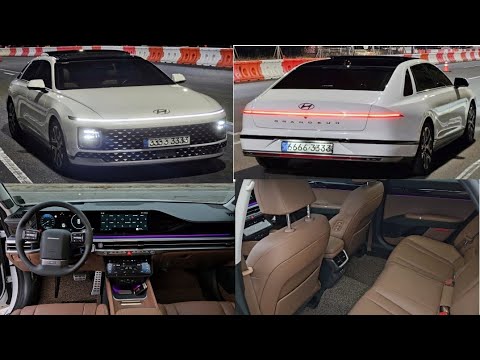 현대 신형 그랜저 GN7 3.5LPI 리뷰 시승기 외관 실내 CCNC 편의기능 살펴보기(HYUNDAI GRANDUER Azrea) - YouTube