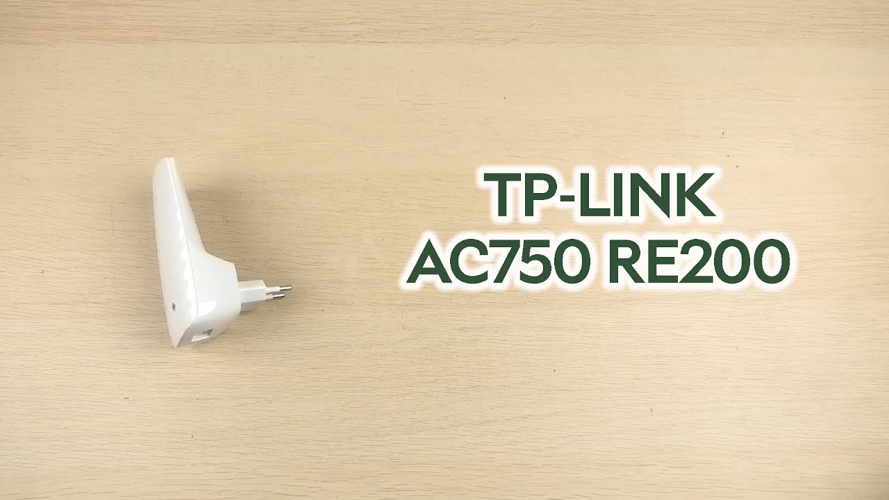 Розпаковка TP-LINK AC750 RE200 - YouTube