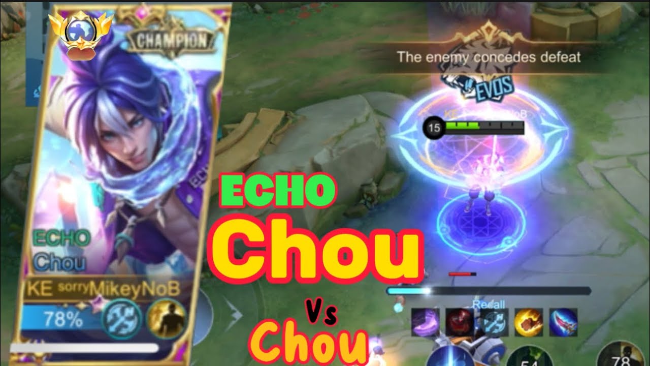 Daily Chou Everyday Chou Morning Chou vs Chou Echo skin in Mobile ...