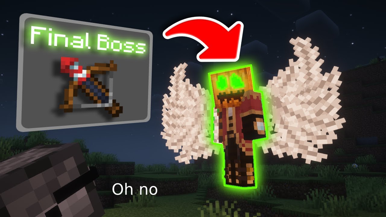 Becoming the Final Boss of Halloween with Command Blocks - YouTube