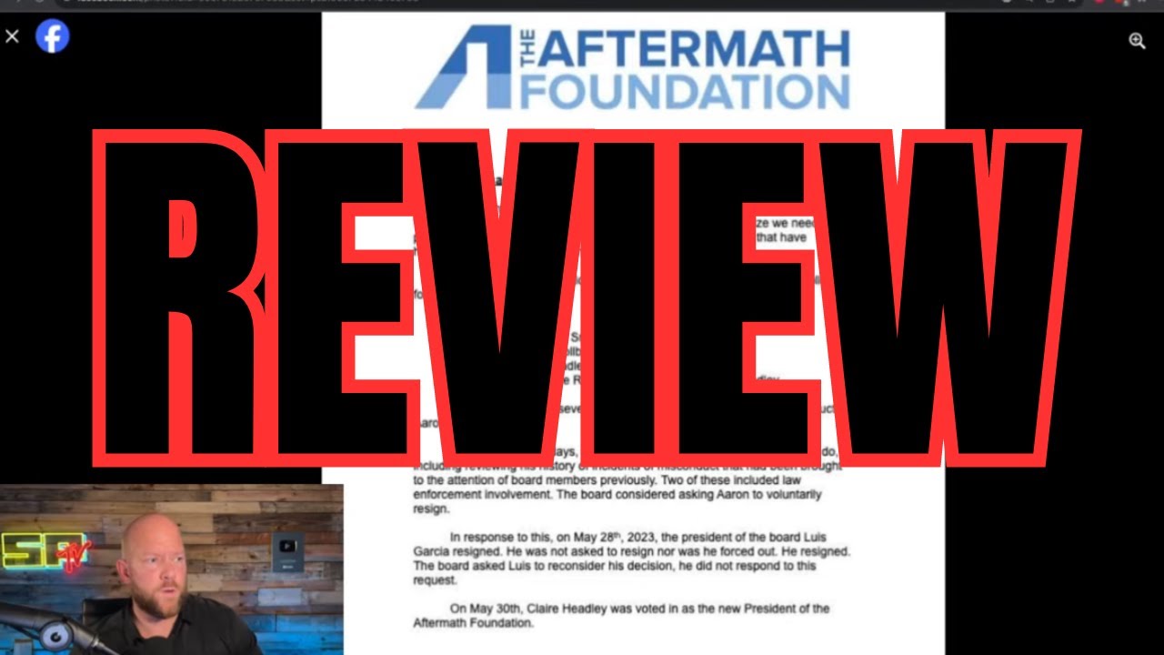 Did the AFTERMATH FOUNDATION USE OSA TACTICS TO REMOVE Aaron Smith ...