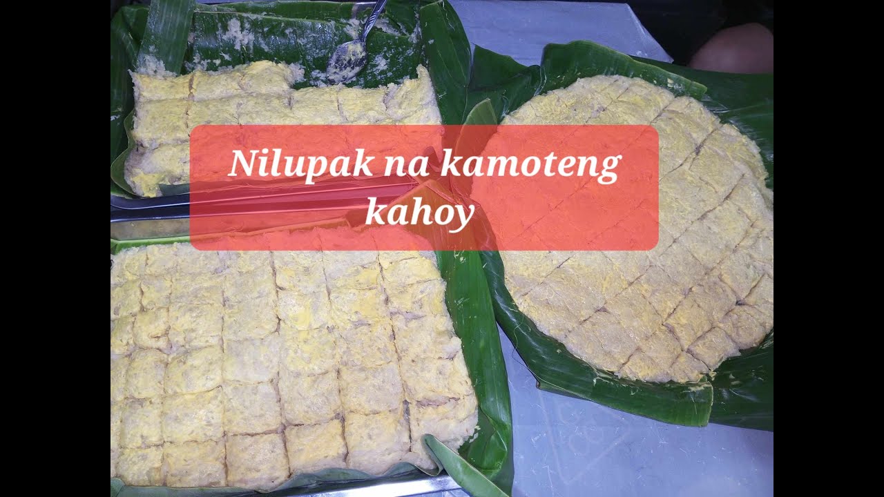 Nilupak na kamoteng kahoy mahirap mag bayo malagkit pang 2x namin mag ...