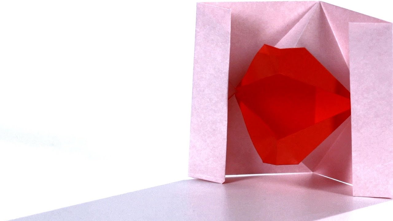 How to Make Lips | Origami - YouTube
