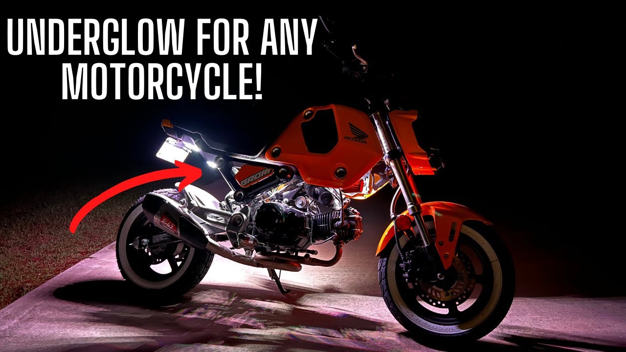 INSTALLING THE WORLD'S BRIGHTEST MOTORCYCLE UNDERGLOW KIT! - YouTube