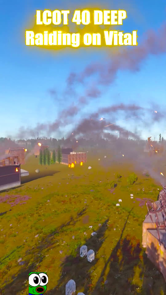 Rust ZERG With 3 Raid Base to Raid Team On Vital ( 45 vs 5 ) defence #rustgame #rust # ...