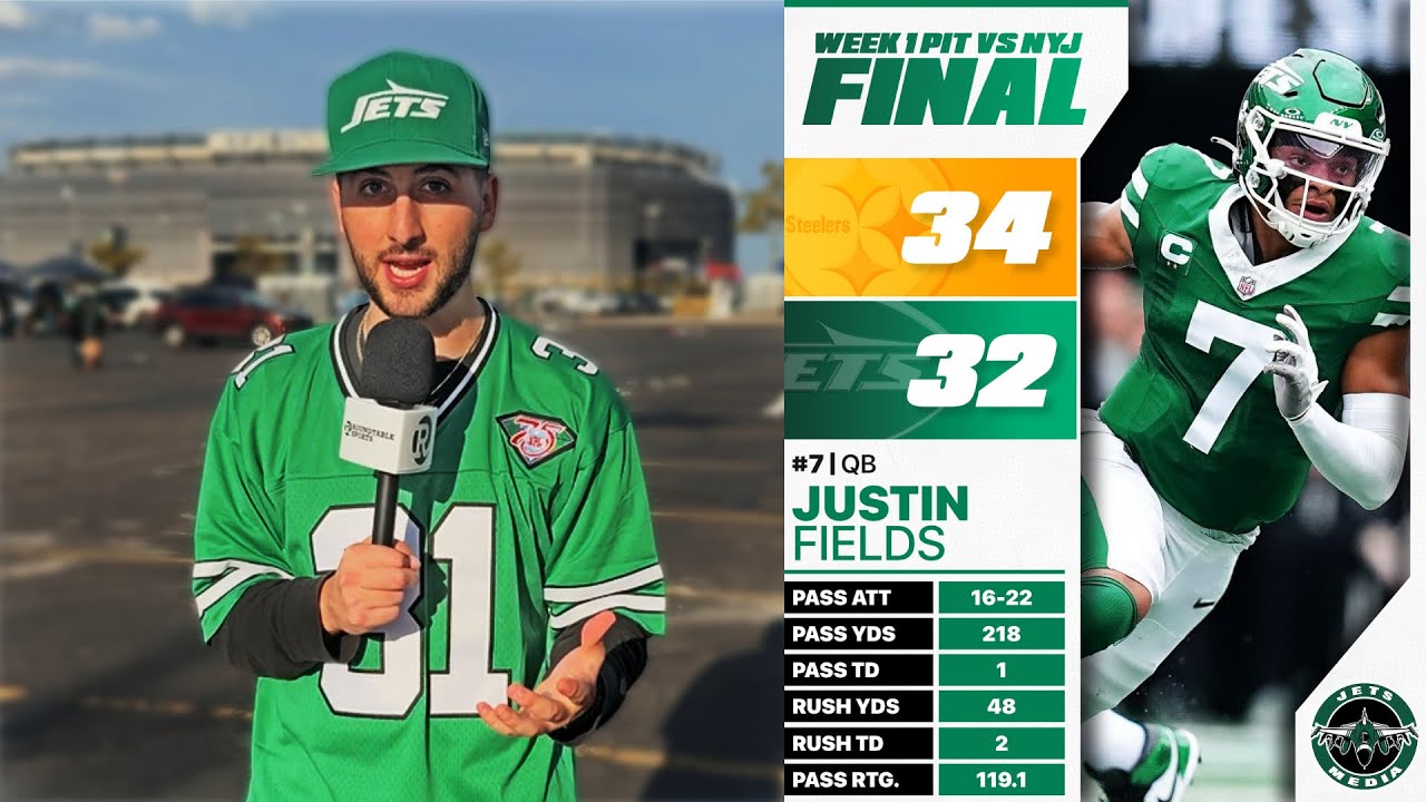 Jets FALL to Steelers in Home Opener | Post Game Recap ️ - YouTube