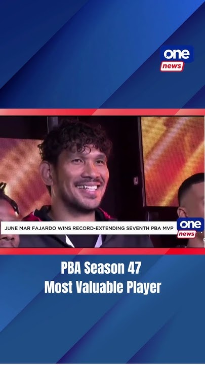 June Mar Fajardo wins seventh PBA MVP award #news - YouTube