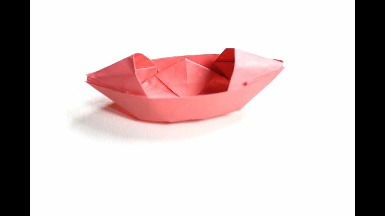 Origami Paper Boat: How to Make an Origami Paper Boat That Floats on ...