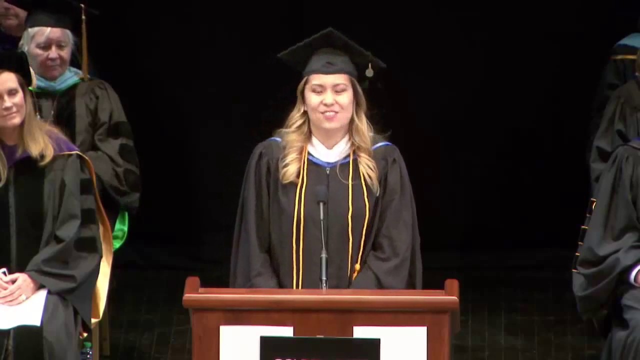 Golden Gate University 2017 Student Commencement Speech - YouTube