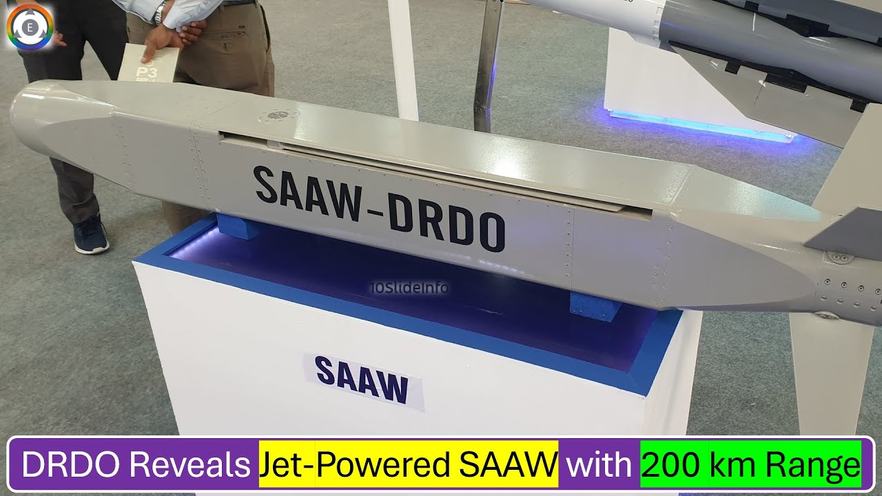 DRDO Reveals Jet‑Powered SAAW with 200 km Range - YouTube