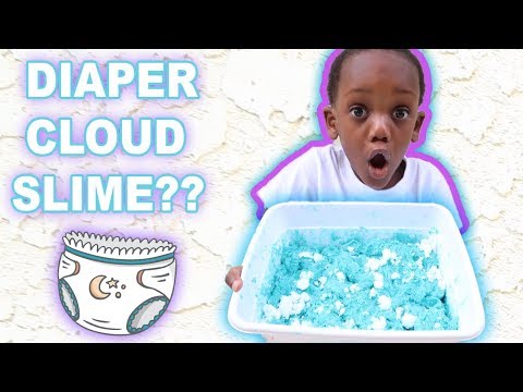 Diaper Cloud Slime - YouTube
